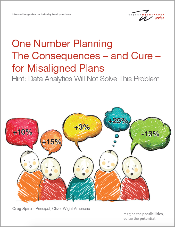 One Number Planning: Dealing with Misaligned Plans - Oliver Wight